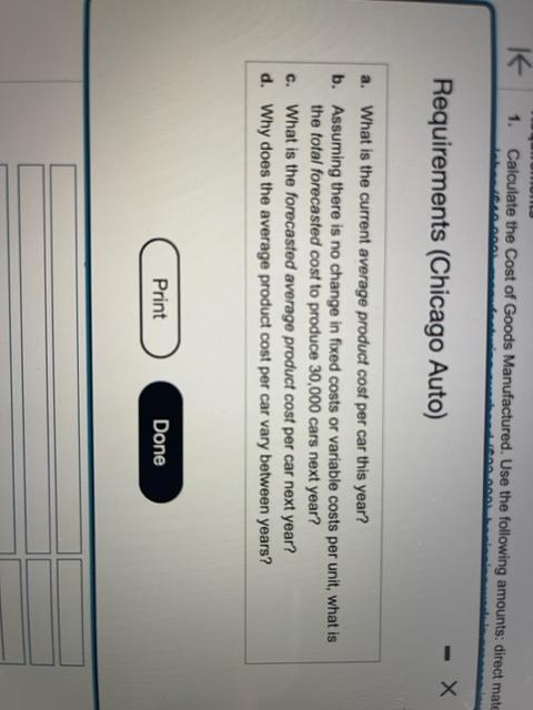 Solved Requirements 1. Calculate the Cost of Goods | Chegg.com