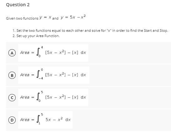 Solved Question 1 10 Points Given two functions y = X and Y | Chegg.com