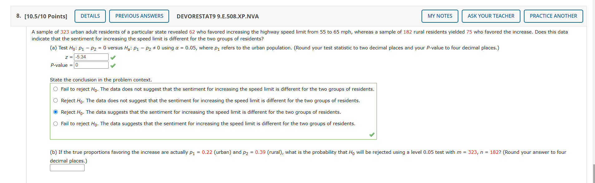 Solved II already did part a and all i need help with part b | Chegg.com