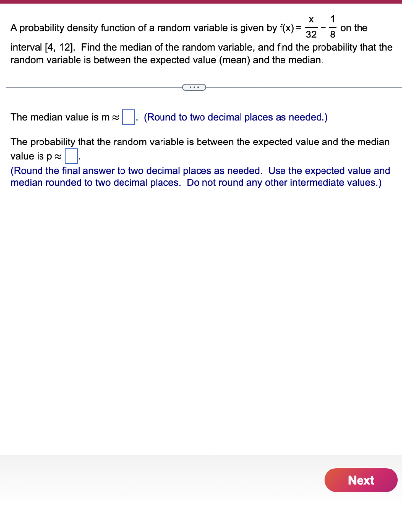 Solved A probability density function of a random variable | Chegg.com