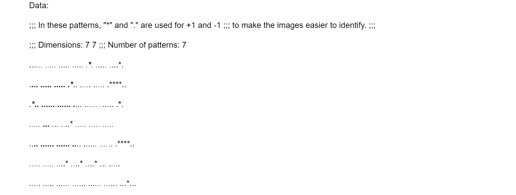 Write a backpropagation program to recognize the 7 | Chegg.com