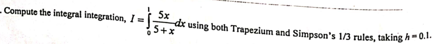 code class="asciimath">Compute the integral | Chegg.com