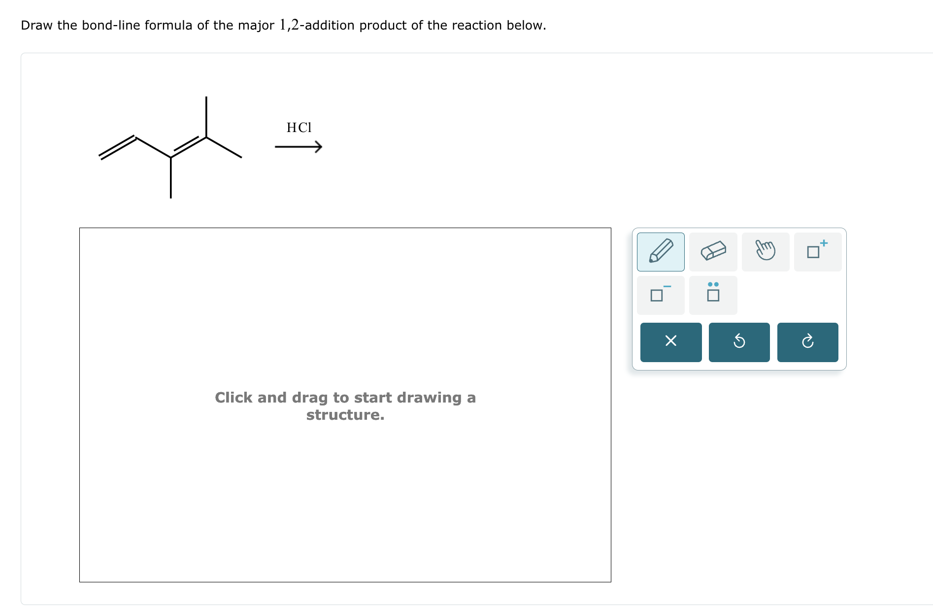 Solved Draw the bond-line formula of the major 1,2-addition | Chegg.com