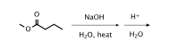 Solved NaOH H20, heat H+ H20 | Chegg.com