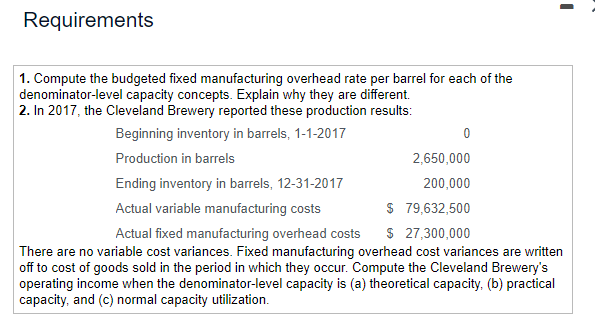 Solved Click the icon to view the information.) Read the | Chegg.com