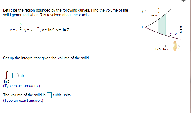 Solved Let R be the region bounded by the following curves. | Chegg.com