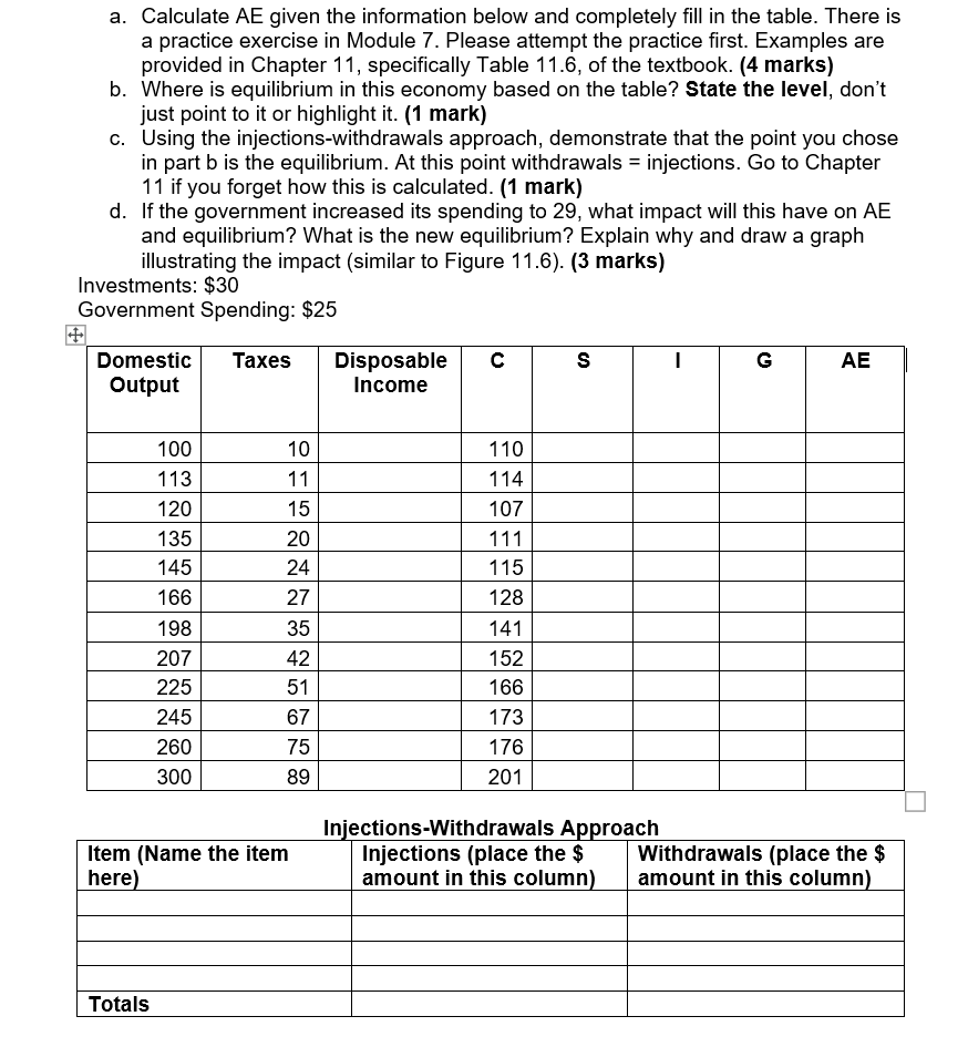 a. Calculate AE given the information below and | Chegg.com
