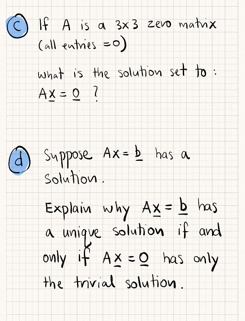 Solved | Written HW #3 Due 5/3 @ suppose A is a 4x3 matrix | Chegg.com