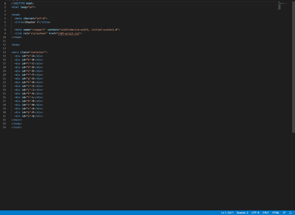 Solved Instructions 1. Open ch07-proj2.html and | Chegg.com