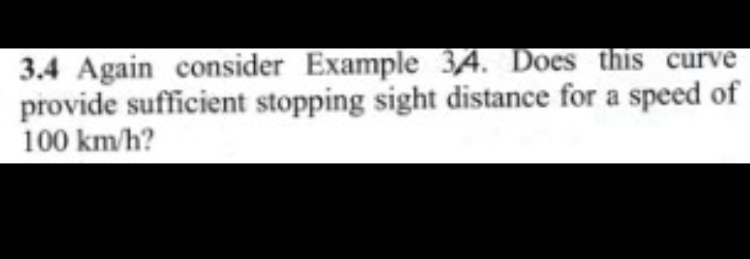 Example 3.4A vertical curve crosses a 1-m diameter | Chegg.com