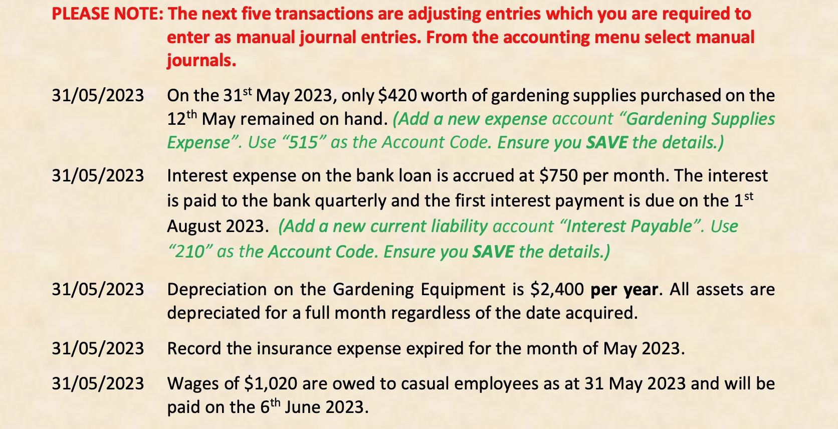 Solved Using Xero, how do I solve specifically the first one | Chegg.com