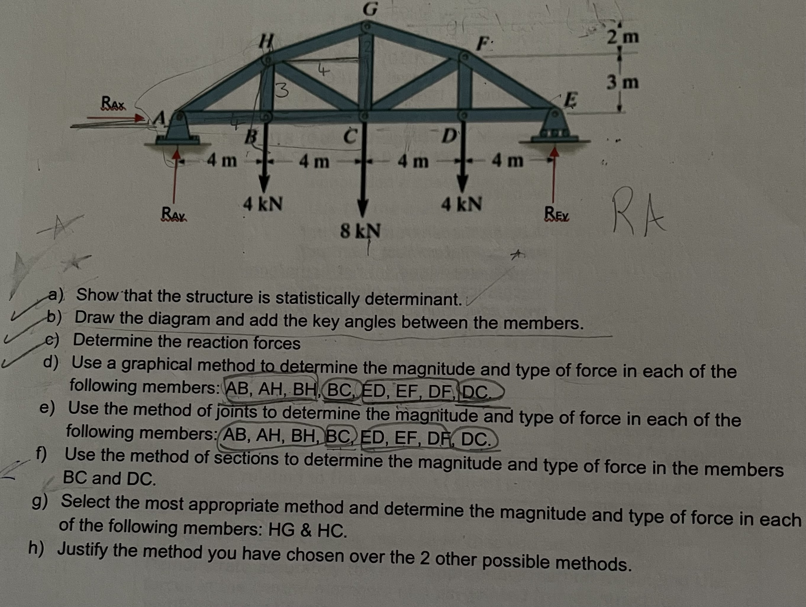 Solved a) Show that the structure is statistically | Chegg.com