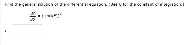 Solved Find the general solution of the differential | Chegg.com