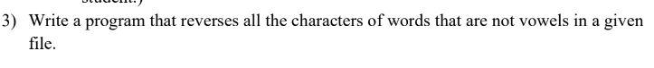 Solved 3 Write A Program That Reverses All The Characters