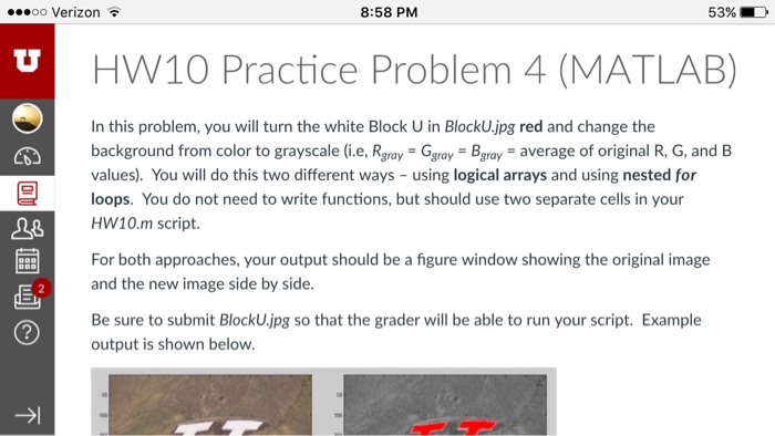oo Verizon 8:58 PM 53% HW10 Practice Problem 4 | Chegg.com