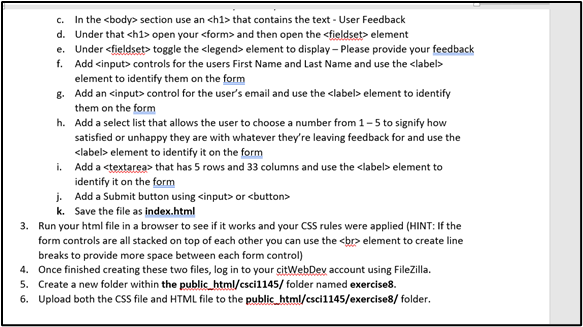 Solved In This Assignment You Will Create A Webpage That Has