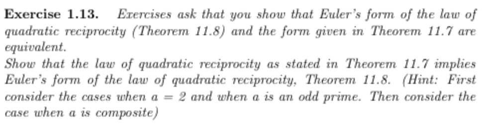 Exercise 1.13. Erercises ask that you show that | Chegg.com