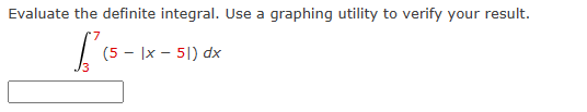 Solved Evaluate the definite integral. Use a graphing | Chegg.com