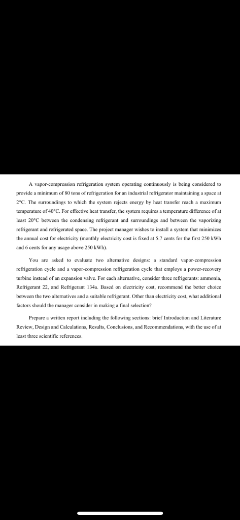 Solved A vapor-compression refrigeration system operating | Chegg.com