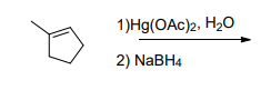 Solved 2) NaBH41) Hg(OAc)2,MeOH 2) NaBH4 | Chegg.com