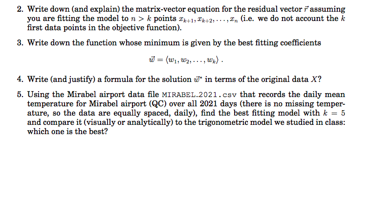 Solved Suppose you have a sequence of equi-spaced data {xi}, | Chegg.com