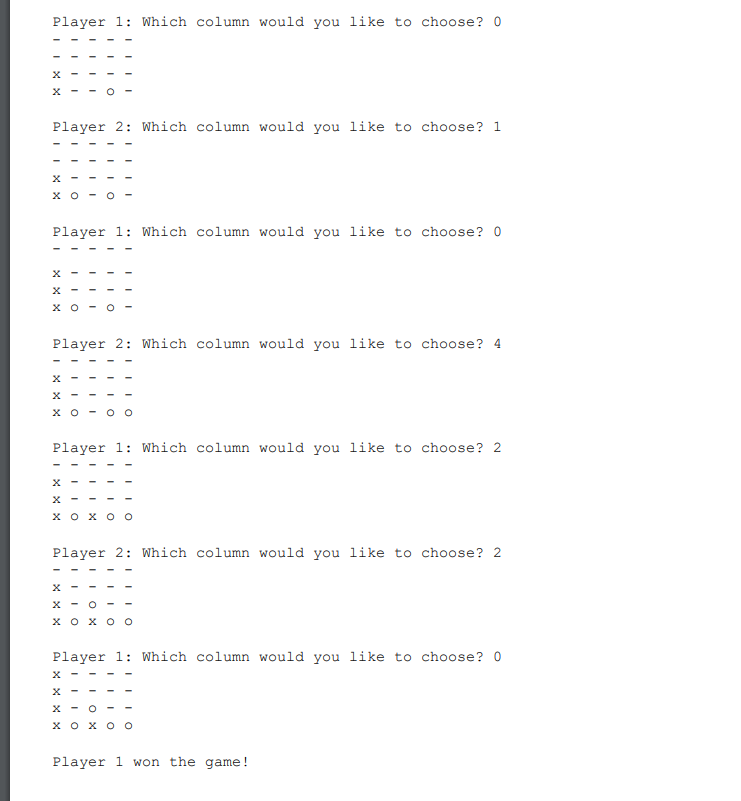 Solved This is a Connect 4 game , To be completed in Python. | Chegg.com