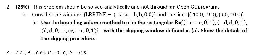Solved 2. (25%) This problem should be solved analytically | Chegg.com Solved 2. (25%) This problem should be solved analytically | Chegg.com