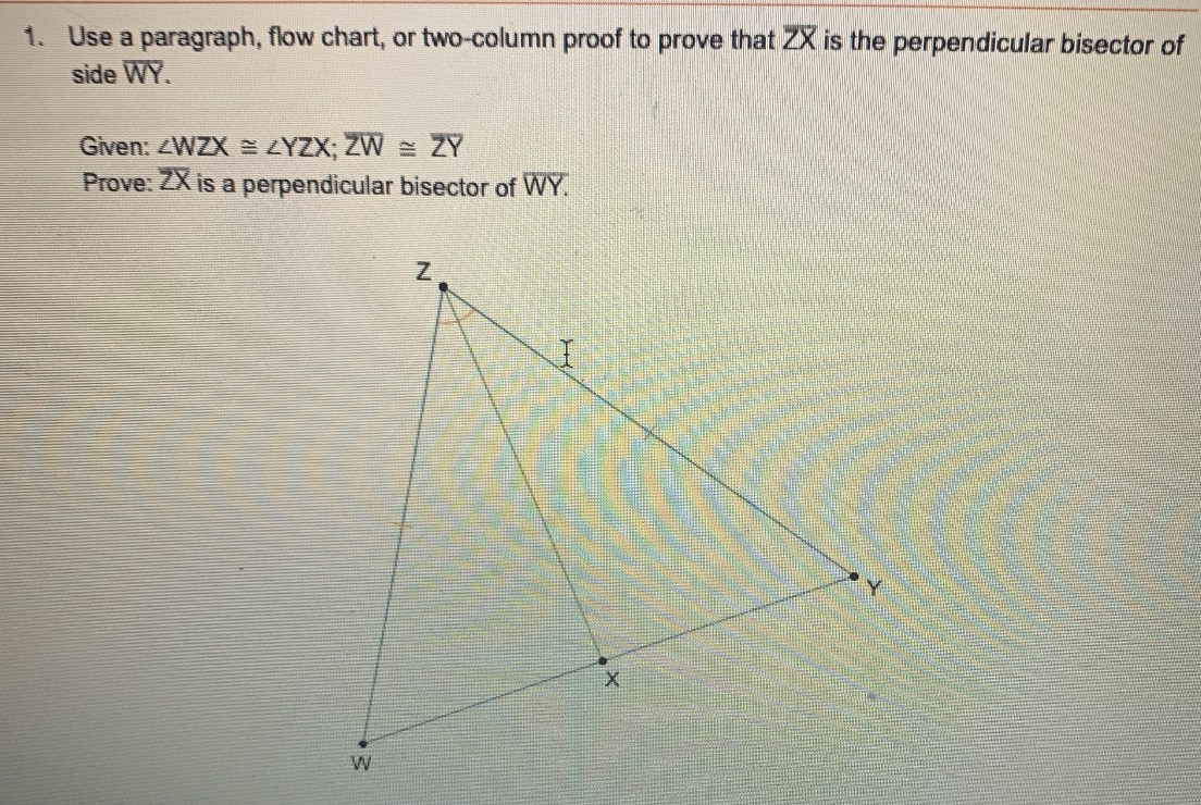 Solved 1. Use a paragraph, flow chart, or two-column proof | Chegg.com