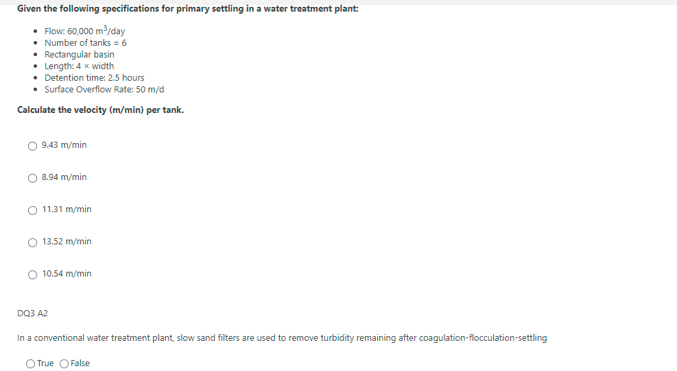 Solved Given the following specifications for primary | Chegg.com