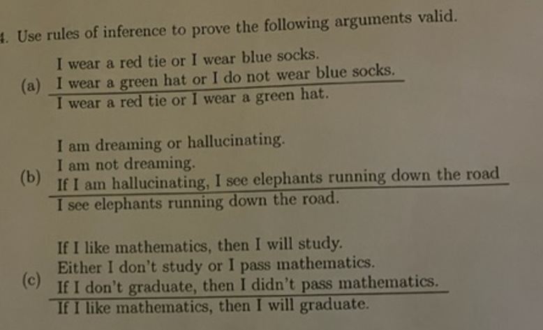 Solved Use rules of inference to prove the following | Chegg.com