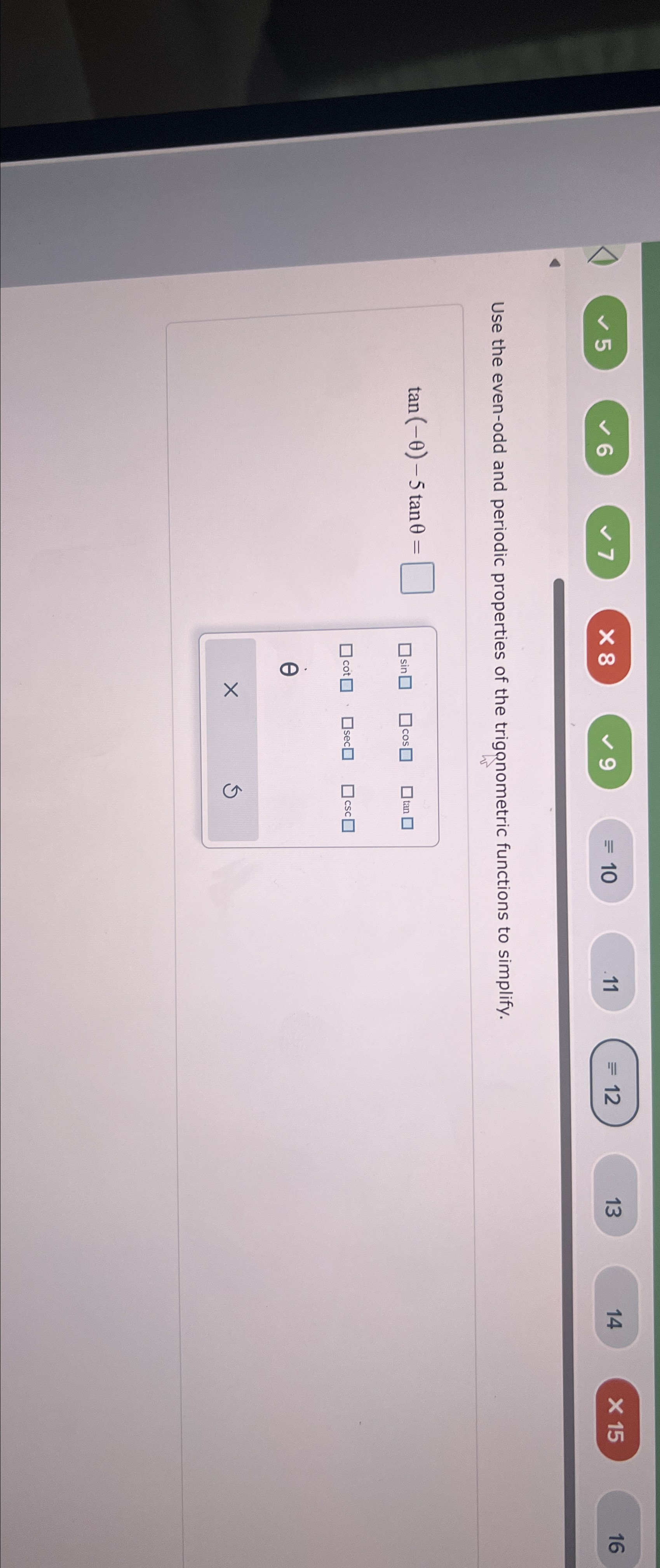 Solved Use the even-odd and periodic properties of the | Chegg.com