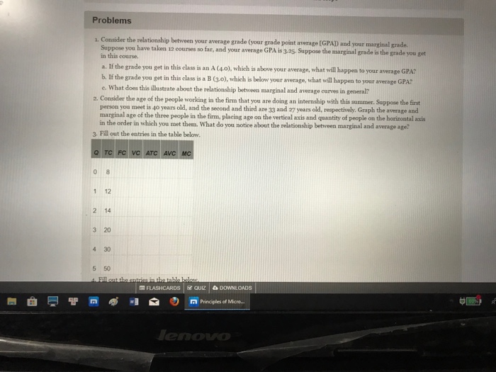 Solved Problems your average grade (your grade point average | Chegg.com