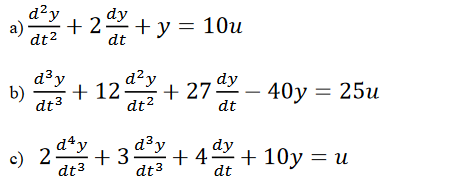 Solved Consider the dynamic systems represented by the | Chegg.com