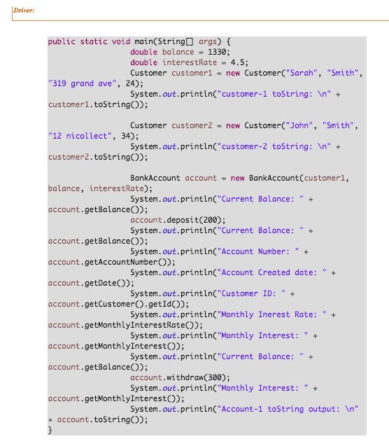Solved Programming Assignment 2 (PA2) Design the following | Chegg.com