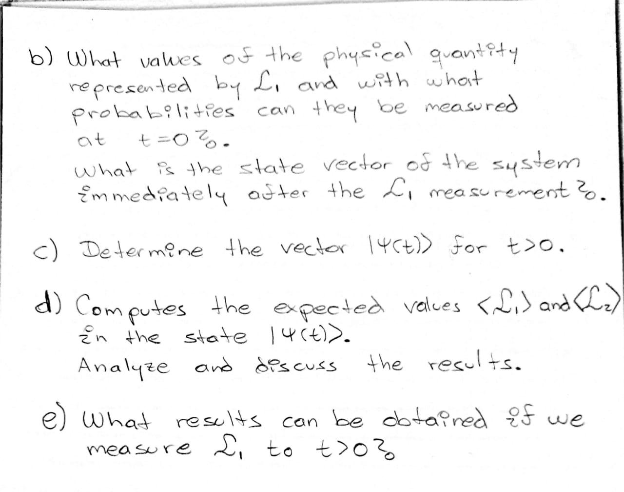 Solved Dirac notation, Quantum Mechanics with Matrices. | Chegg.com