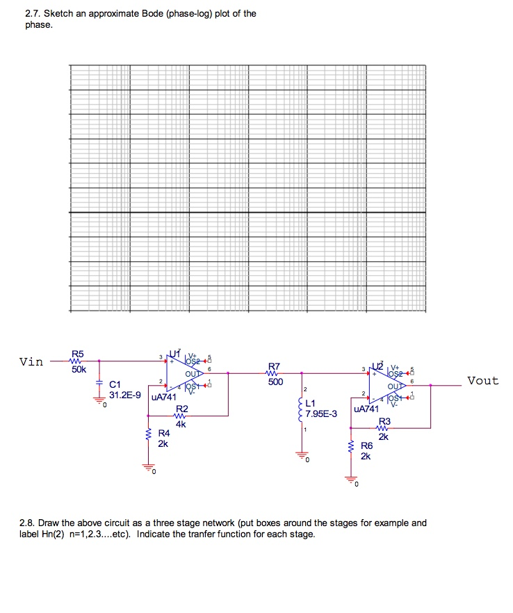 Solved Problem 2) Transfer functions, Bode plots, first | Chegg.com