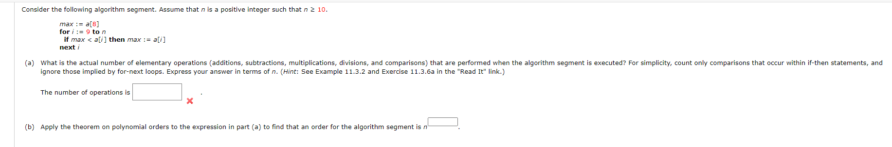 Consider The Following Algorithm Segment Assume That 0214