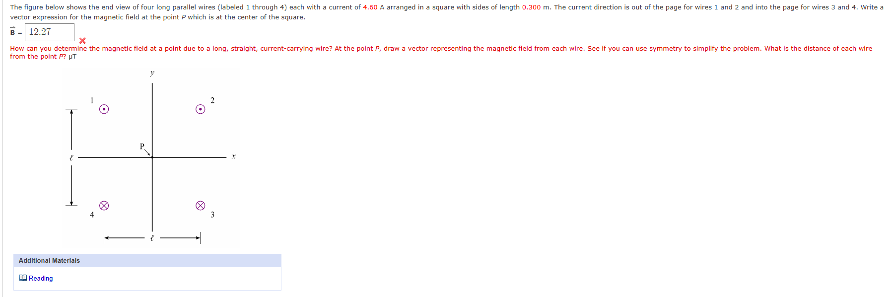 Solved vector expression for the magnetic field at ﻿the | Chegg.com