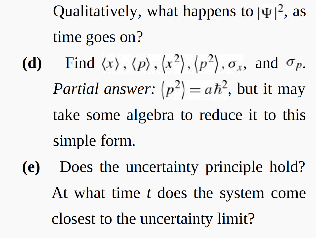 Solved Problem 2.21 The gaussian wave packet. A free | Chegg.com