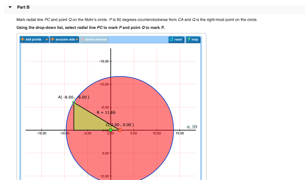 Part A Draw the Mohr's circle shown below 13 Al-O | Chegg.com