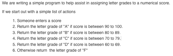 Solved We are writing a simple program to help assist in | Chegg.com