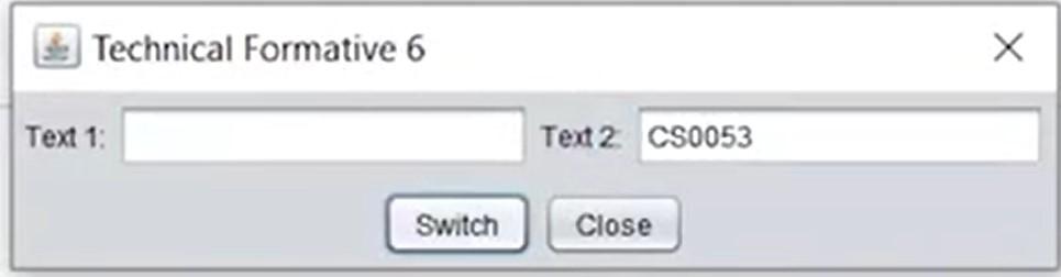 Create a Java Swing application that has the | Chegg.com