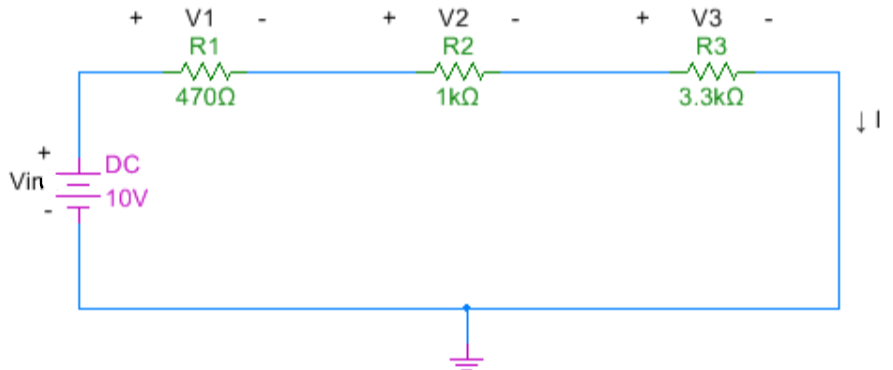 Solved Calculate voltages Vin, R1, R2, R3. | Chegg.com