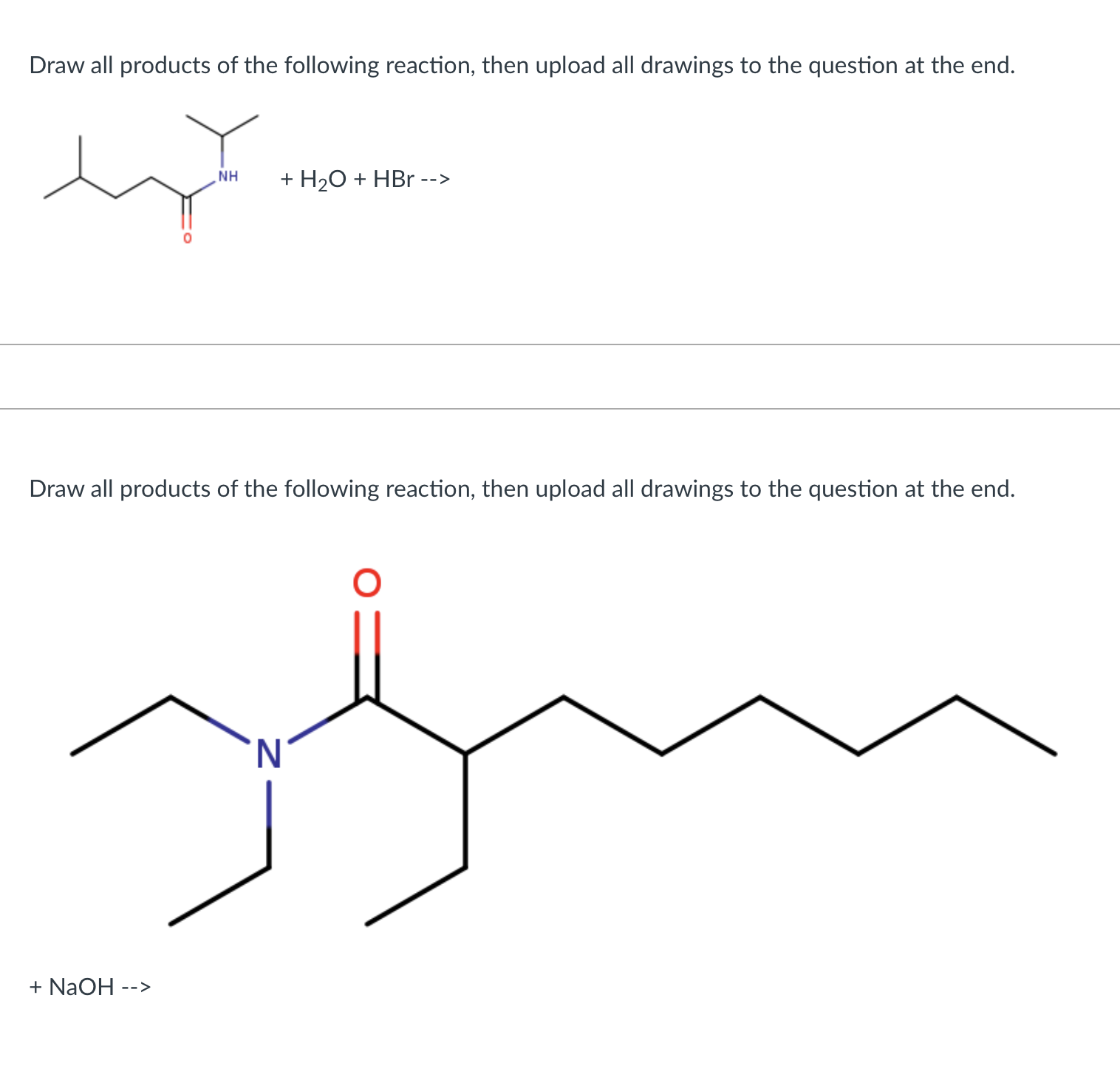 Solved Draw all products of the following reaction, then | Chegg.com Solved Draw all products of the following reaction, then | Chegg.com