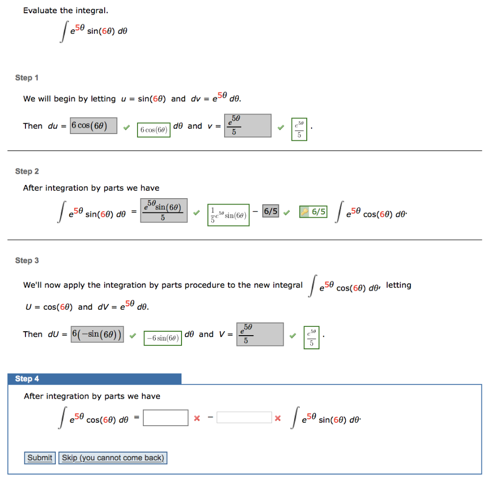 Solved Evaluate the integral. 5θ ese sin(60) dθ Step 1 We | Chegg.com