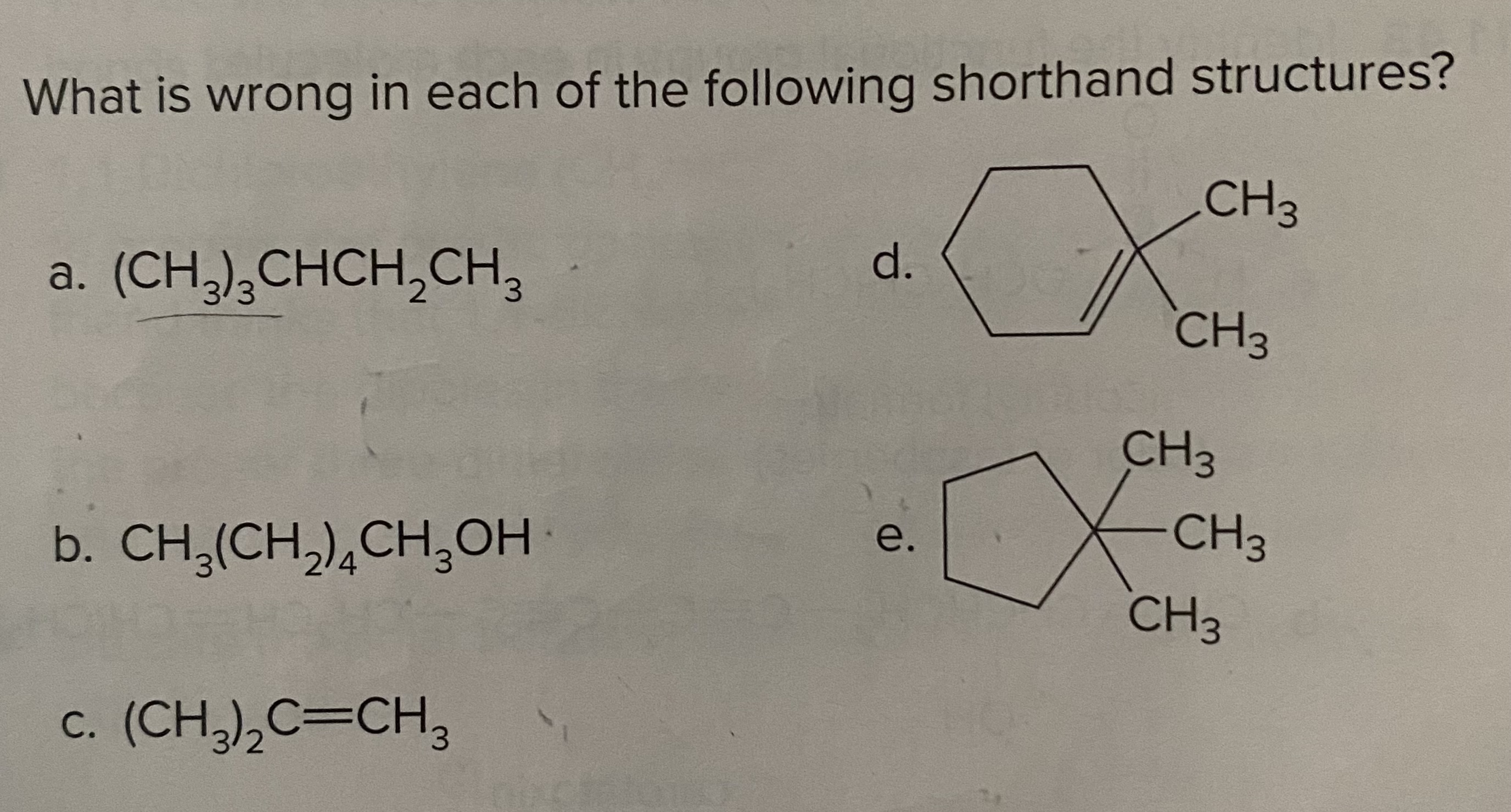 Solved What is wrong in each of the following shorthand | Chegg.com