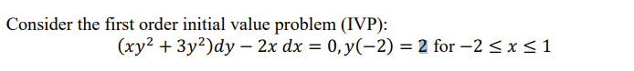 Solved Solve the IVP manually using separable equations | Chegg.com
