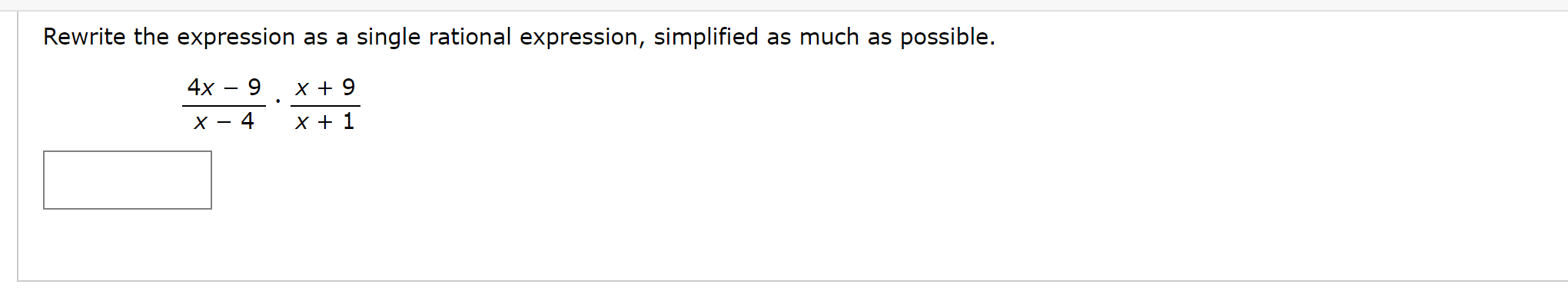 Solved Rewrite the expression as a single rational | Chegg.com