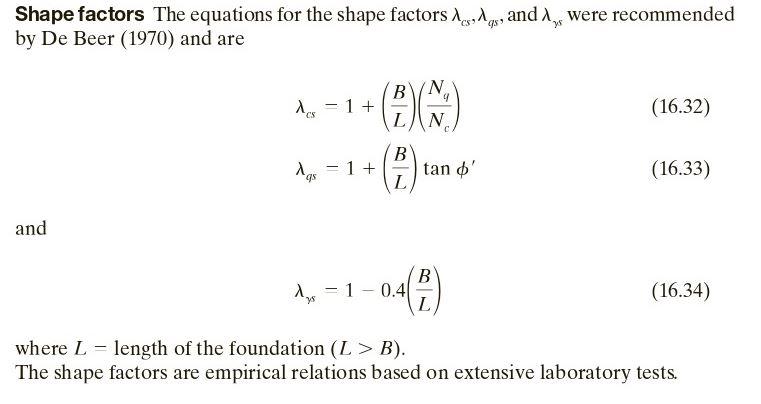Solved Based on the foundation: Please calculate the Q | Chegg.com