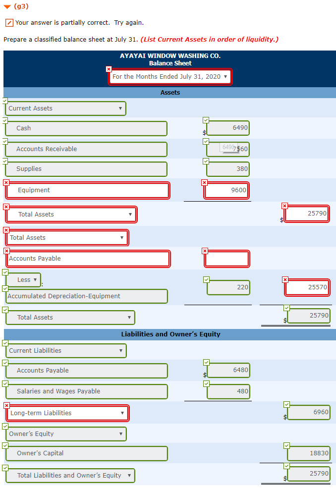 Accounting Cycle Review 4-01 a-i (Part Level | Chegg.com